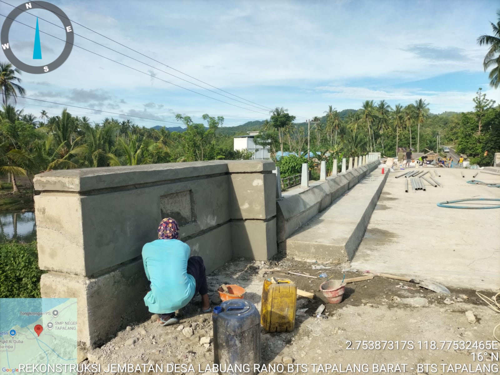 Pembangunan Jembatan Sungai Nipa-Nipa BTS Tapalang–Tapalang Barat ...